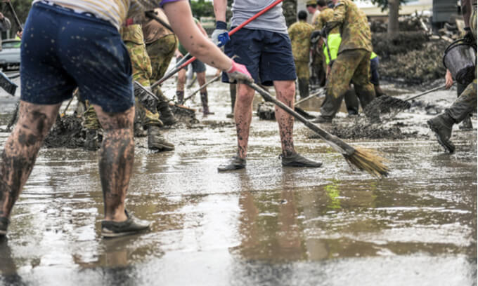'Mud Army' Flood Cleaning Crew Assembles, Caution Urged For Insurance